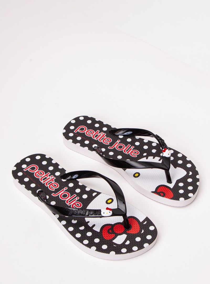 Chinelo Hello Kitty Preto 19 | Coleção Exclusiva - Petite Jolie - Loja ...
