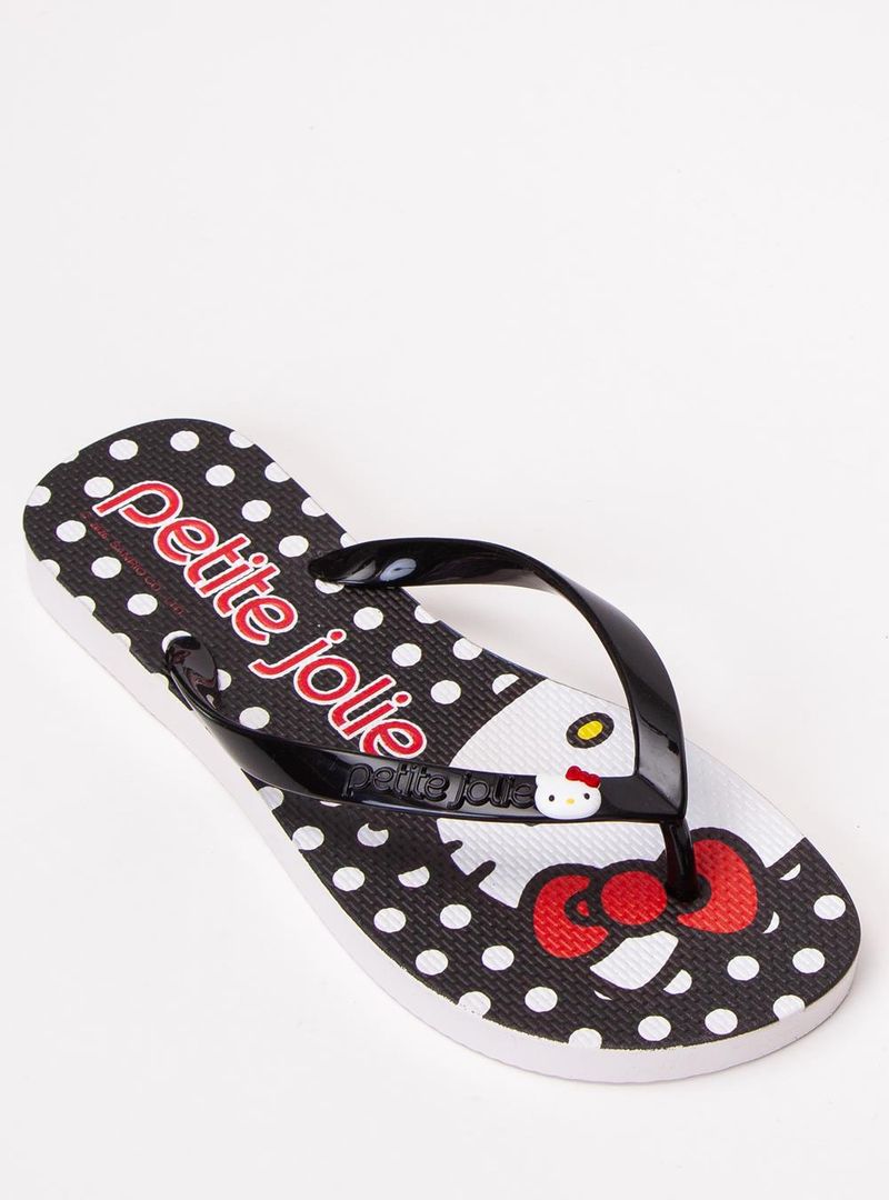 Chinelo Hello Kitty Preto 19 | Coleção Exclusiva - Petite Jolie - Loja ...